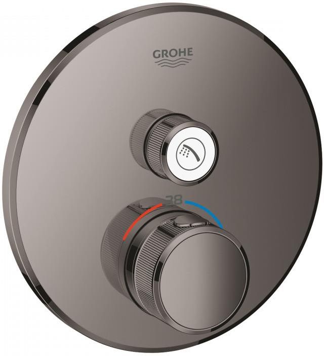 Bateria Grohe Grohtherm Smartcontrol Grafit Polerowany Hard Graphite ...