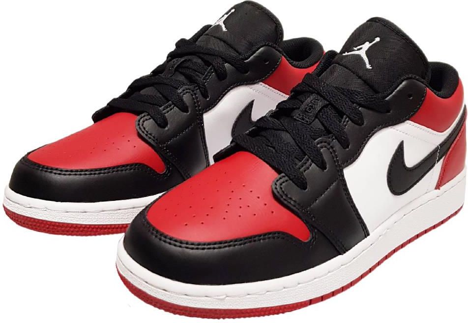 Air Jordan 1 Low Gs Bred Toe 553560 612 - Ceny i opinie - Ceneo.pl