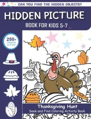 Hidden Picture Book for Kids 5-7, Thanksgiving Hunt Seek And Find ...