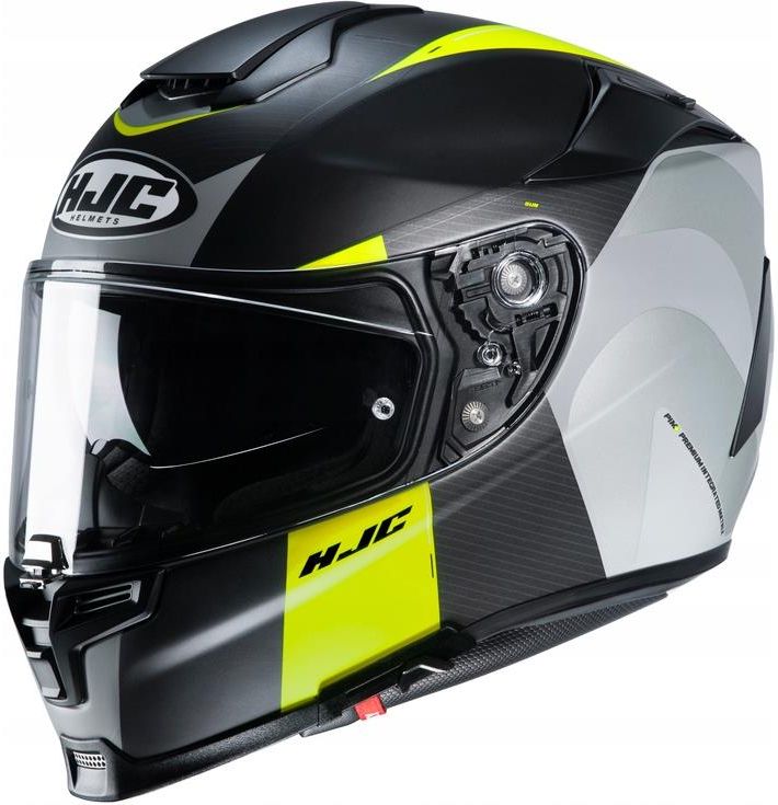 Kask motocyklowy Hjc Kask RPha70 Wody Black Grey Yellow L - Opinie i ...