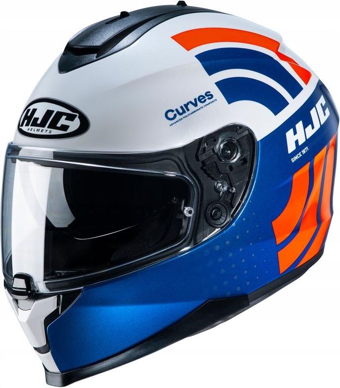 Kask motocyklowy Hjc C70 Curves Blue White Red - Opinie i ceny na Ceneo.pl