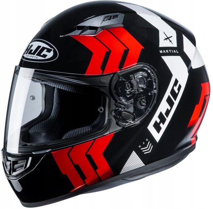 Kask motocyklowy Hjc Cs15 Martial Black Red White - Opinie i ceny na ...