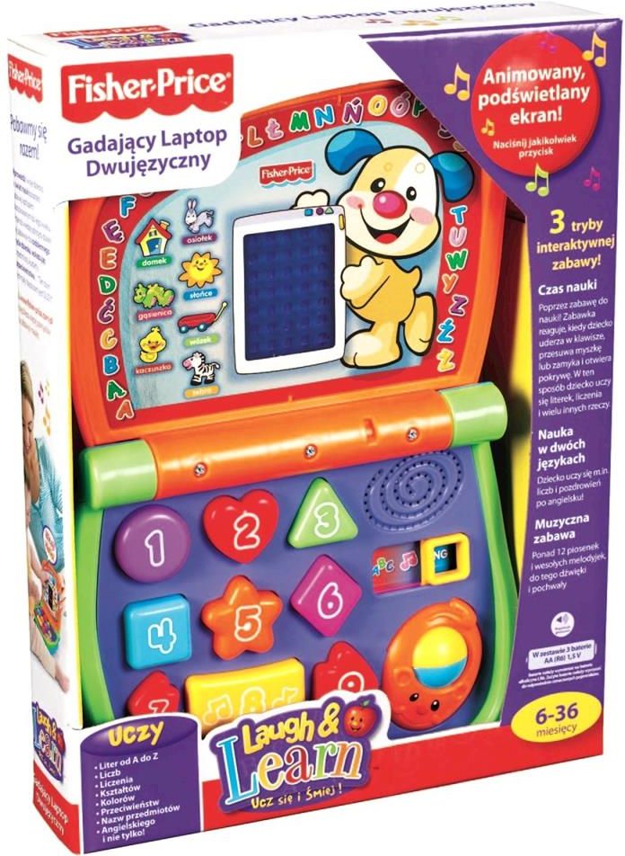 Fisher-Price Gadający Laptop Dwujęzyczny V7000 - Ceny i opinie - Ceneo.pl