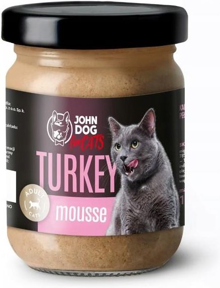 Karma John Dog For Cats Indyk Mus 100g - Ceny i opinie - Ceneo.pl