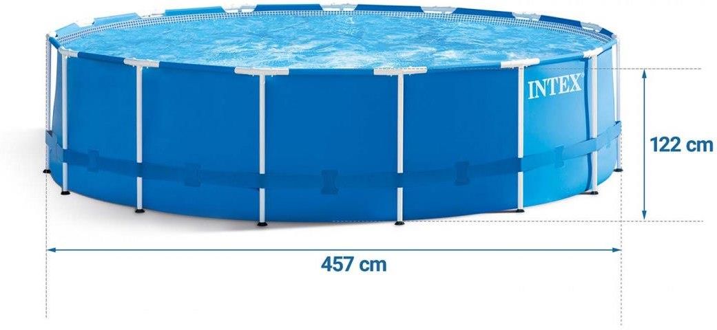 Intex 28242 Basen Ogrodowy Stelażowy 457x122cm - Ceny i opinie - Ceneo.pl