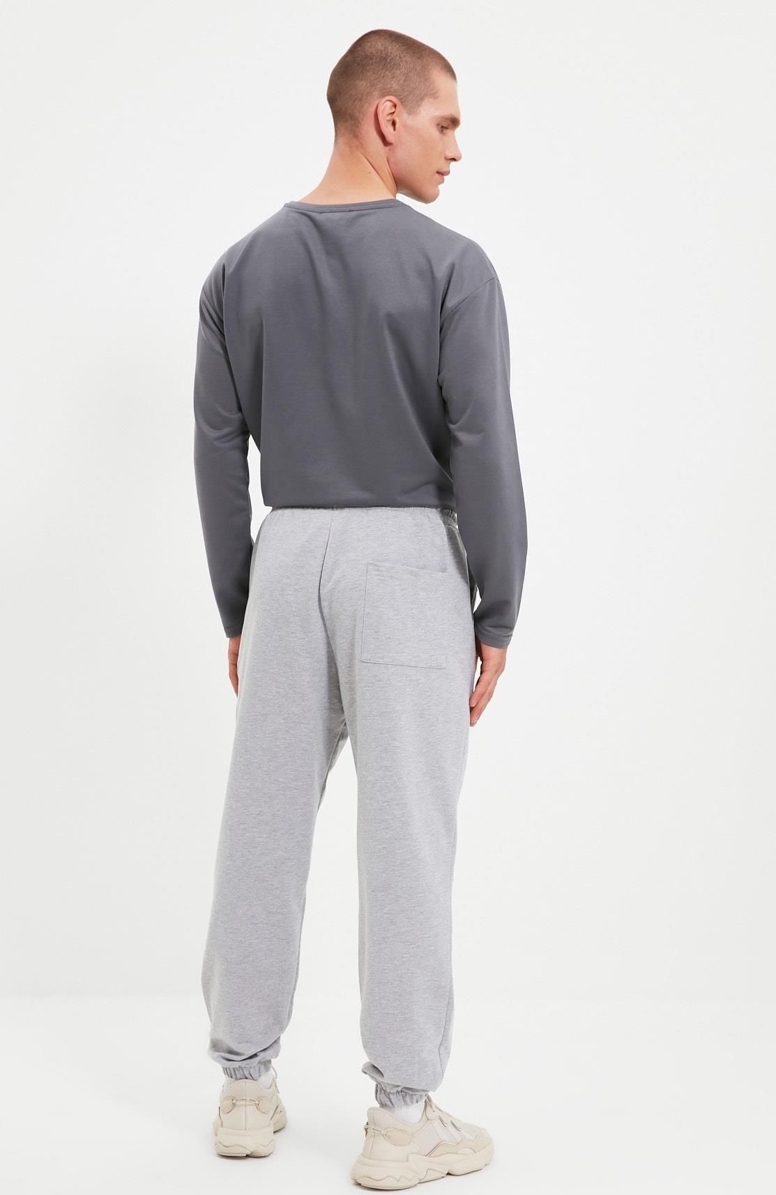Trendyol Szare męskie spodnie dresowe oversize - Ceny i opinie - Ceneo.pl