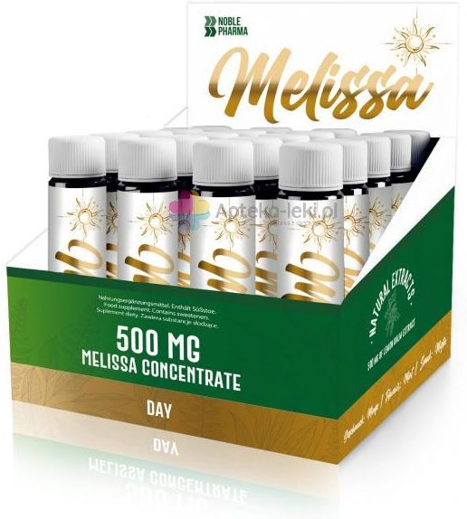 Noble Pharma Melissa Day 500mg 20 ampułek - Opinie i ceny na Ceneo.pl