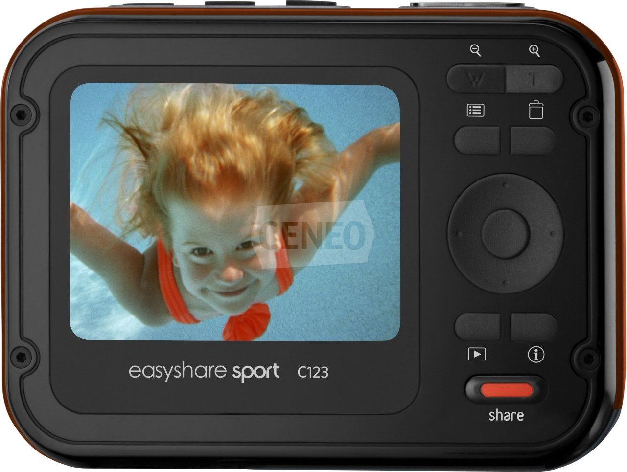 Aparat cyfrowy Kodak EasyShare C123 Sport czerwony - Ceny i opinie na ...