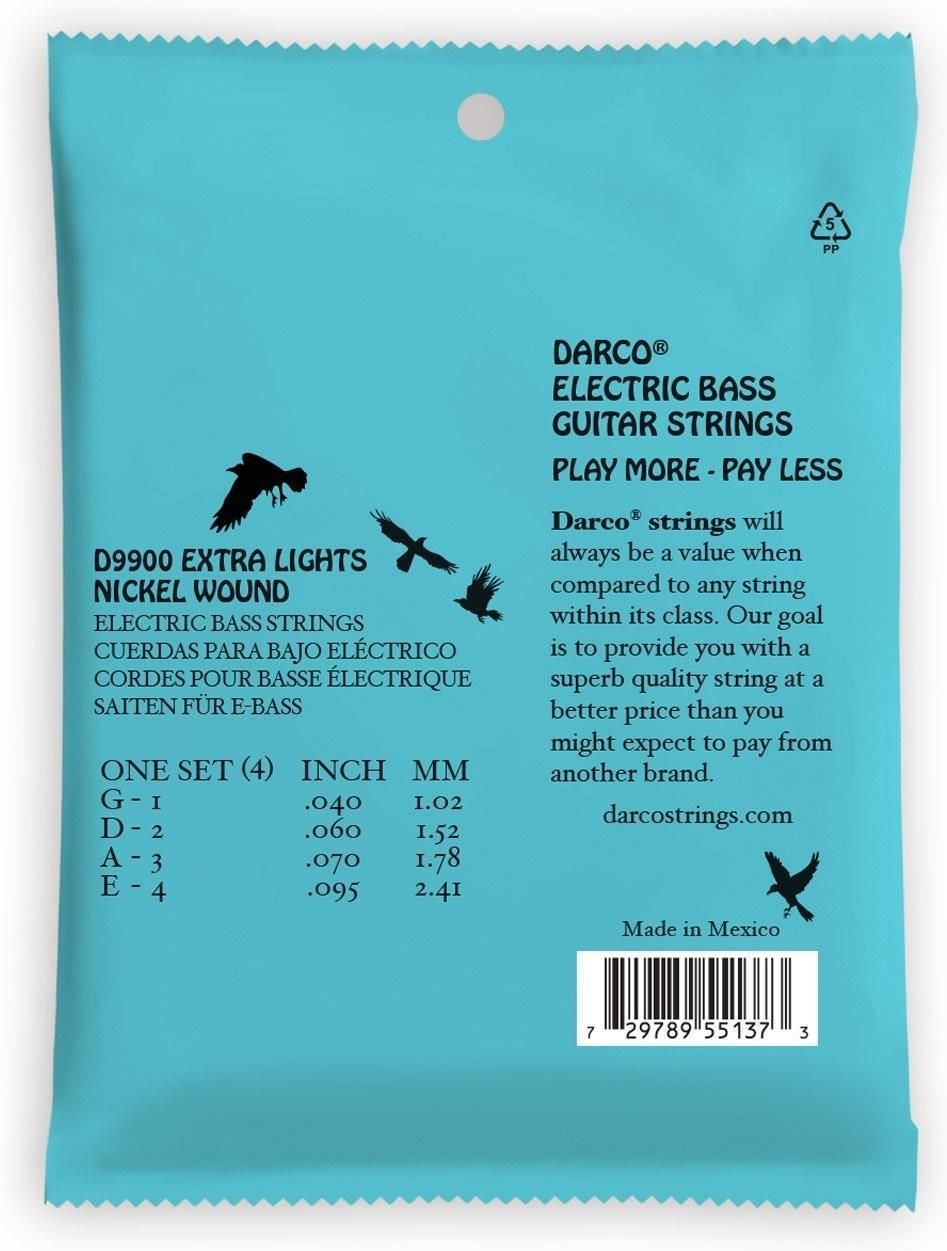 Struna Martin Guitar Martin D9900 Darco Electric 4 String Bass ...