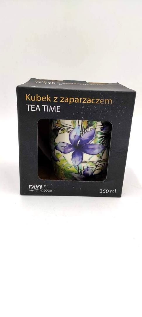 Ravi Kubek Z Zaparzaczem Tea Time 350Ml Porcelany New - Opinie i ...