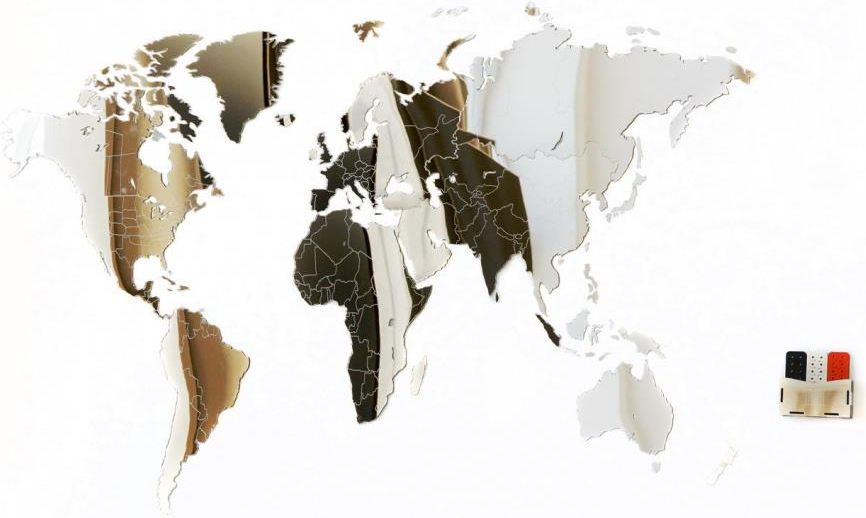 Lustro World Card 90 X 54 Cm Akrylowe Srebrne 24957-Twm_390286 - Opinie ...