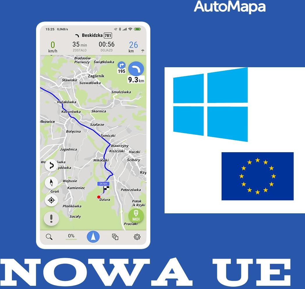 Mapa do nawigacji Nowa AutoMapa Europy Windows CE/PC - Opinie i ceny na ...