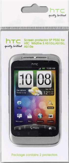 HTC SP P550 Folia ochronna HTC Wildfire S - Opinie i ceny na Ceneo.pl