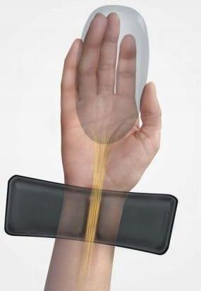 Fellowes Podkładka żelowa CRYSTAL pod nadg. niebieska (9117772 ...