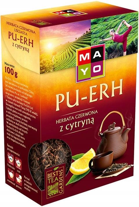 Herbata Mayo Data 12 2021 Pu-Erh Czerwona + Cytryna 100g - Ceny i ...