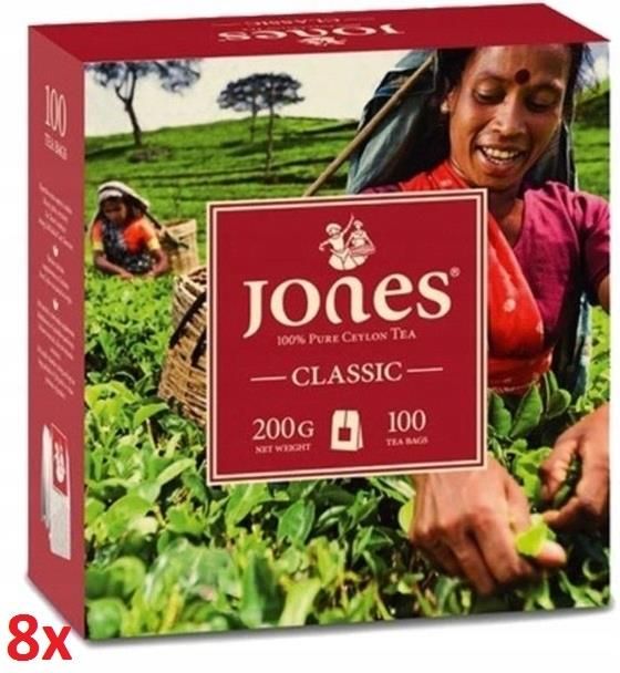 Herbata Jones 100Tb Ekspresowa Ceylon Tea - Ceny i opinie - Ceneo.pl