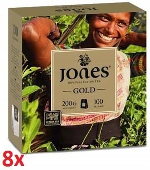 Herbata Jones 8x100Tb Ekspresowa Ceylon Gold Karton - Ceny i opinie ...