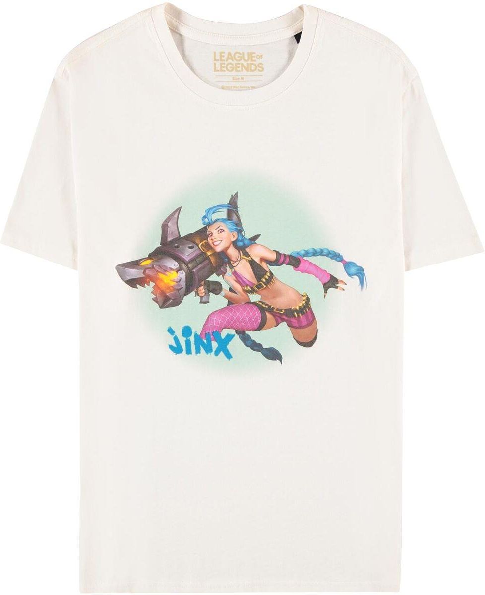 League Of Legends - Jinx - T-Shirt - biały - Ceny i opinie - Ceneo.pl