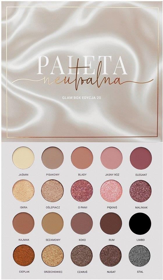 Glam Shop Paleta cieni do powiek Neutralna - Opinie i ceny na Ceneo.pl
