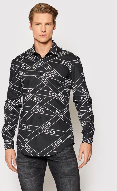 Boss Koszula Ronni 50464071 Czarny Slim Fit - Ceny i opinie - Ceneo.pl
