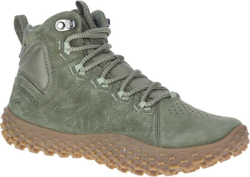 Buty trekkingowe Merrell Wrapt Wp Mid Shoes Women Oliwkowy - Ceny i ...