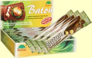 Biofan Baton Z Orzechami Laskowymi W Mlecznej Czekoladzie 22G - Ceny i ...