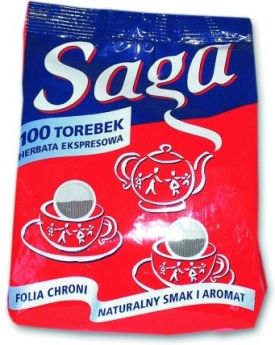 Herbata Herbata Saga Ekspres 100 Szt. - Ceny i opinie - Ceneo.pl