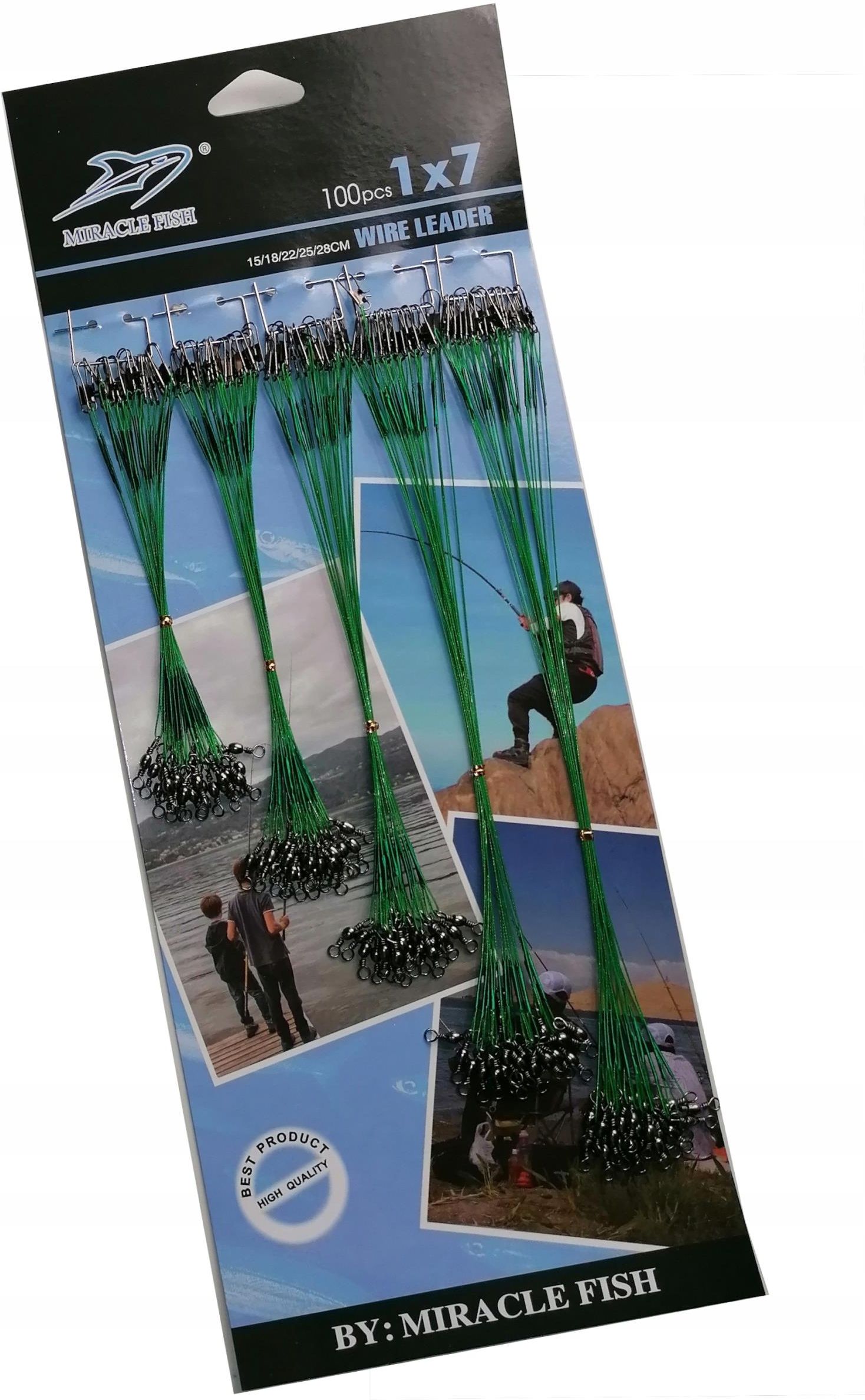 Miracle Fish Przypony Stalowe W Otulinie 100szt. Zestaw - Ceny i opinie ...