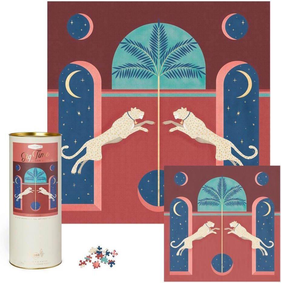 Designworks Ink Puzzle 1000El. Leaping Leopards - Ceny i opinie - Ceneo.pl