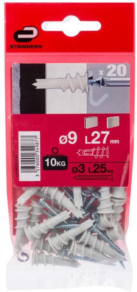 Standers Kołek 3X25Mm G-K 20Szt. - Opinie i ceny na Ceneo.pl