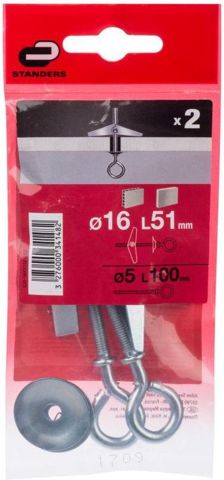 Standers Kołek Przechylny 16X51Mm Hak O 2Szt. - Opinie i ceny na Ceneo.pl