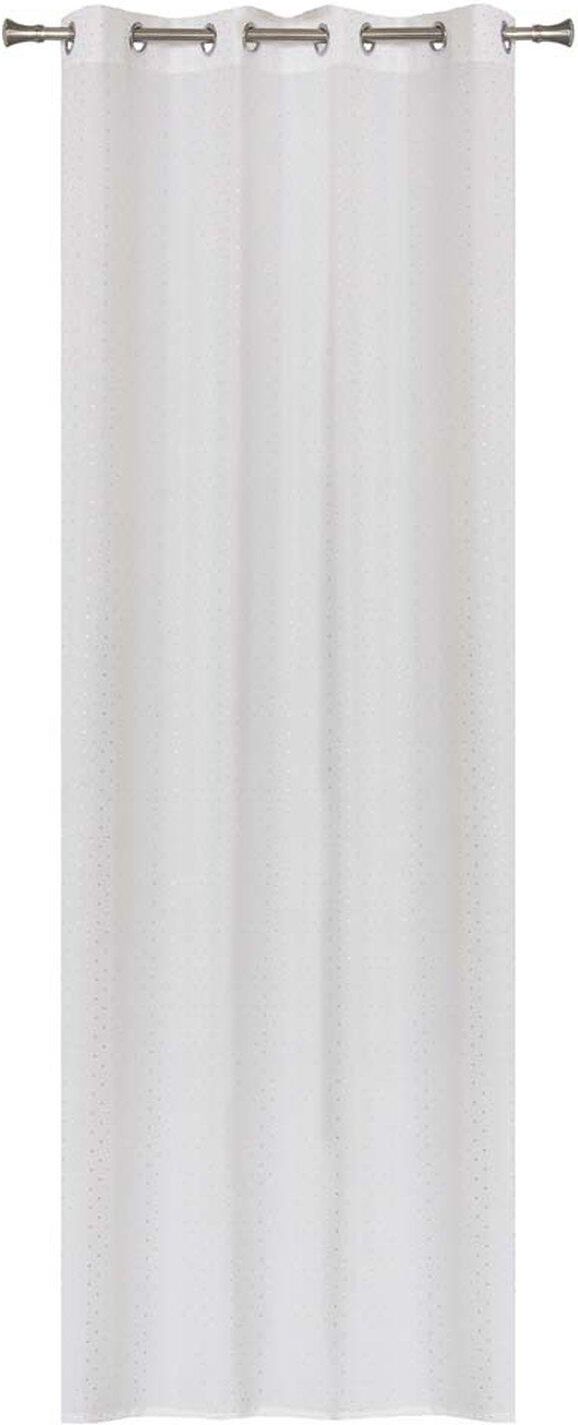 Uniglob Zasłona Migot Kremowa 140cm X 260 Na Przelotkach 6710115 ...