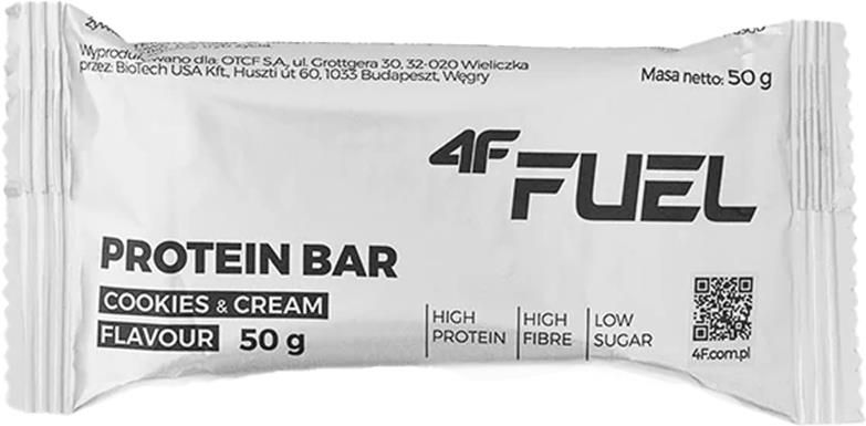 Baton proteinowy 4F Cookies&Cream 50 g (FUEL-BATO002-1122F) - Ceny i ...