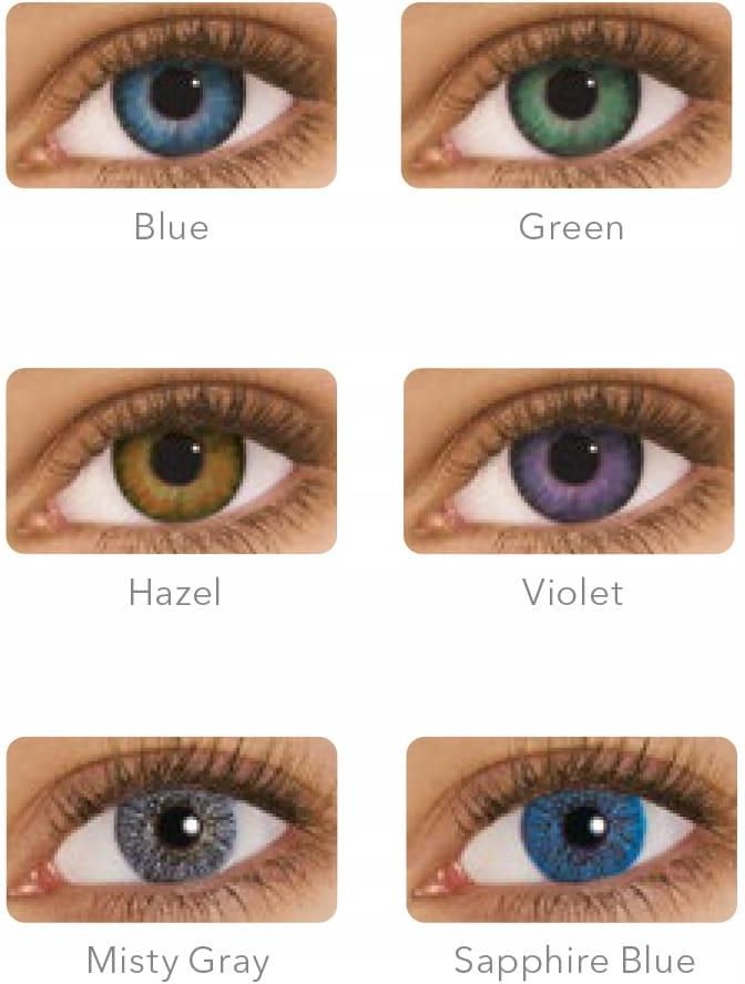Soczewki ALCON FRESHLOOK COLORS 2 SZTUKI +5,00; BLUE 730821632189 ...