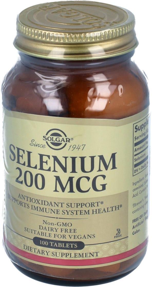 SOLGAR - Selenium 200mcg, selen, 100 tabl. - Opinie i ceny na Ceneo.pl