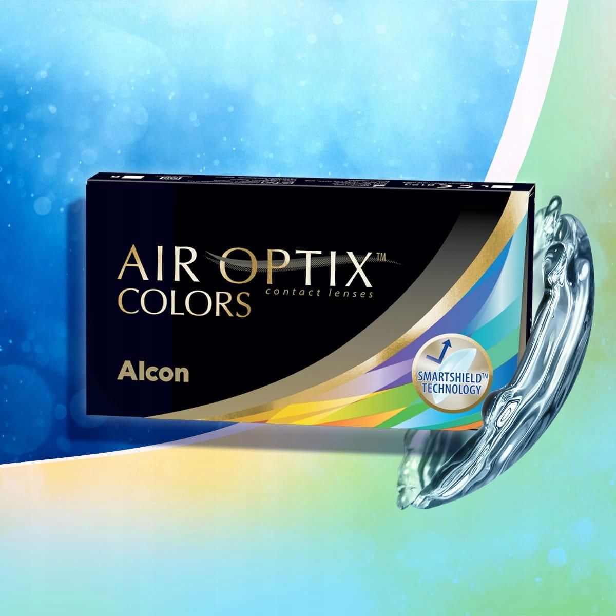 Soczewki ALCON AIR OPTIX COLORS 2SZT. +5,00; TRUE SAPPHIRE 033362011742 ...