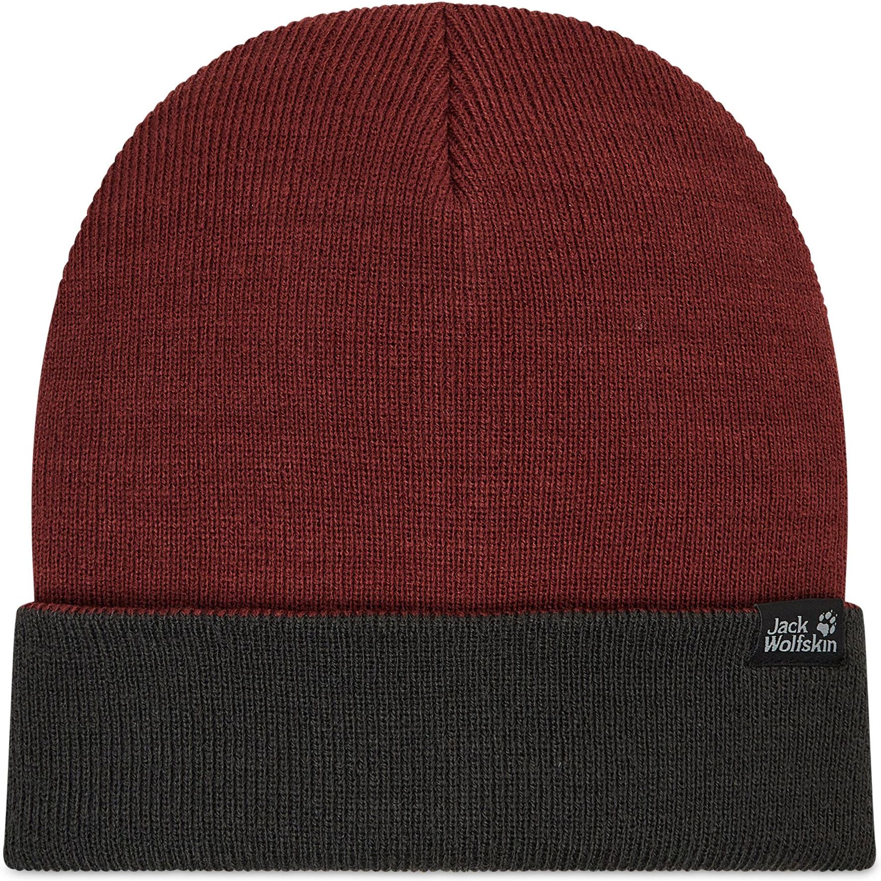 Czapka JACK WOLFSKIN - Rib Hat 1903891-2185 Cordovan Red - Ceny i ...