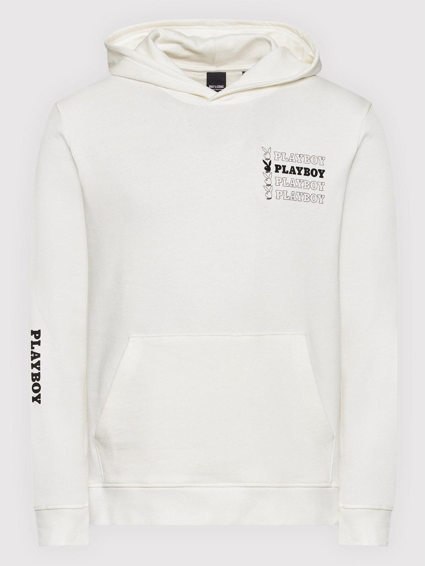 Only & Sons Bluza Playboy 22023180 Biały Regular Fit - Ceny i opinie ...