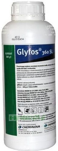 Cheminova Glyfos 360 SL 1L - Ceny i opinie - Ceneo.pl