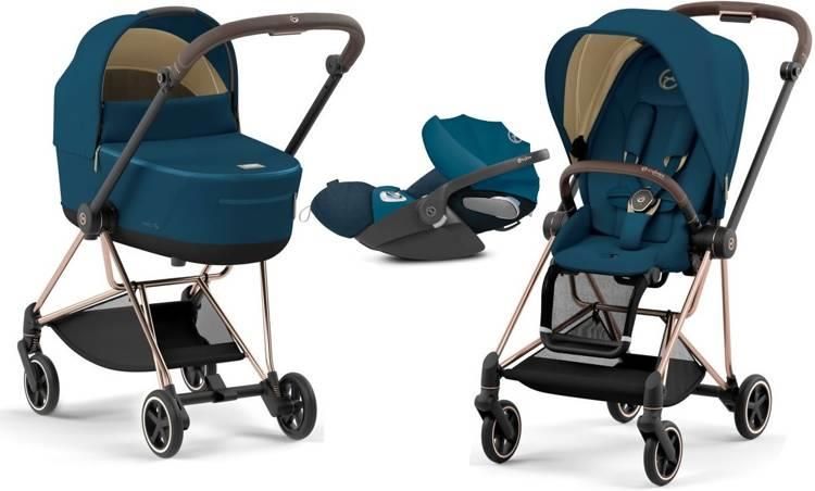 Wózek Cybex Platinum Mios 3.0 Mountain Blue Głęboko Spacerowy + Fotelik ...