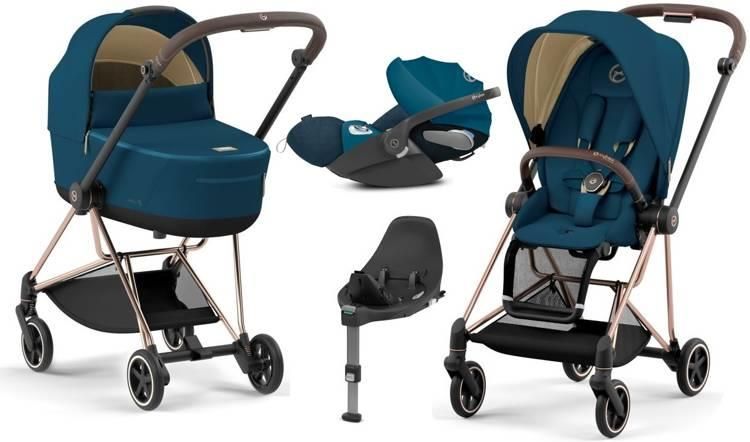 Wózek Cybex Platinum Mios 3.0 Mountain Blue Głęboko Spacerowy + Fotelik ...
