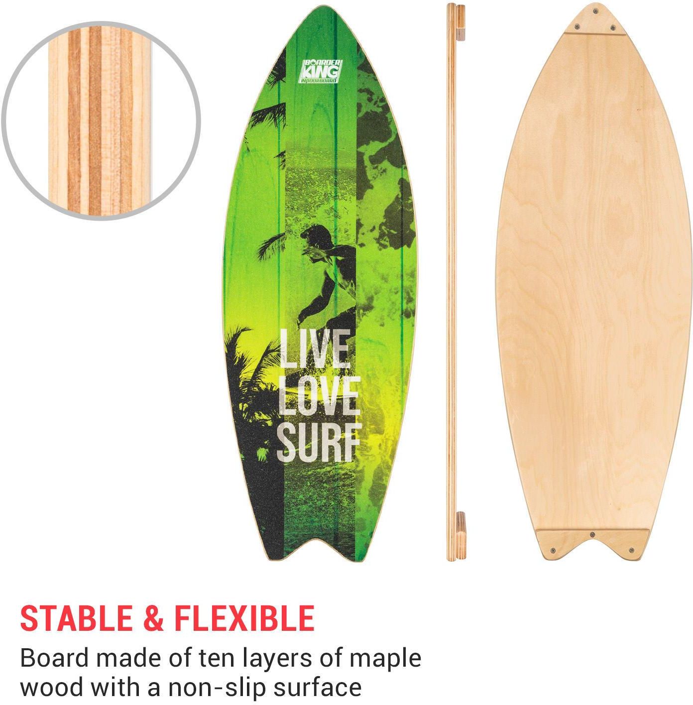 Boarderking Indoorboard Wave Balance Platforma Balansowa Mata Wałek ...