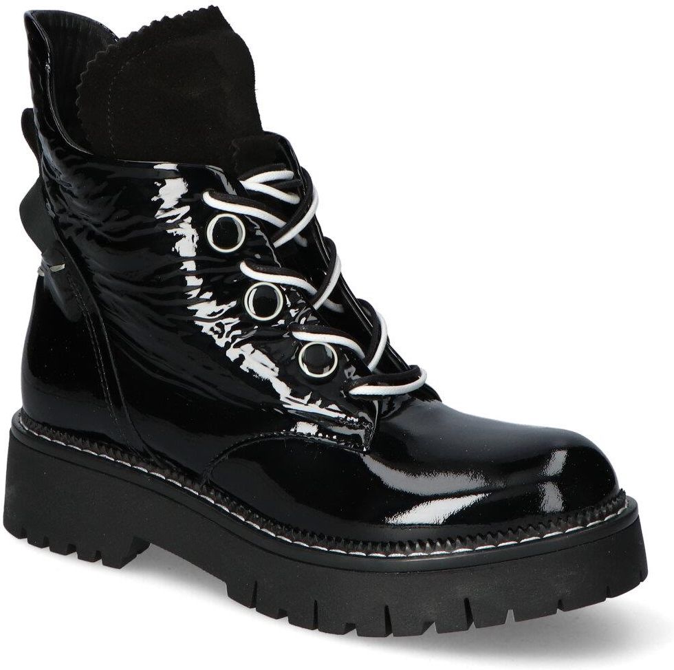 Botki damskie Soft Step 015/016B Czarne Lakier - Ceny i opinie - Ceneo.pl