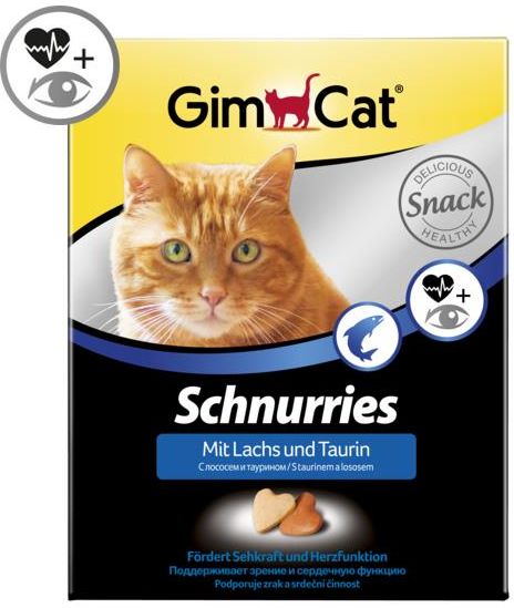 Karma Gimpet Gimcat Schnurries Przekąski Dla Kota Z Tauryną I Łososiem 650szt. - Ceny i opinie ...