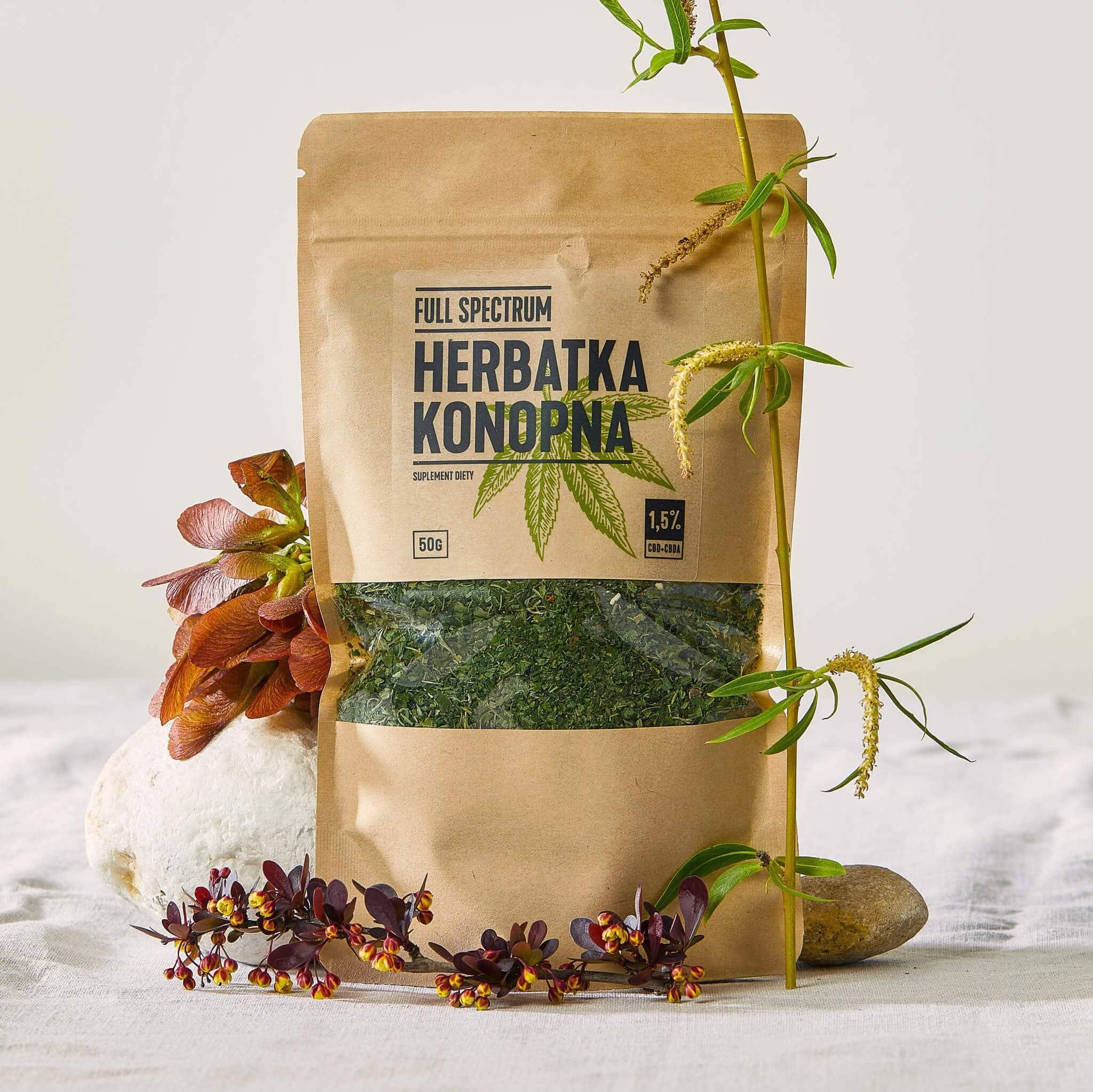Herbata Herbata Konopna CBD Susz Konopi 50g Full Spectrum - Ceny i ...