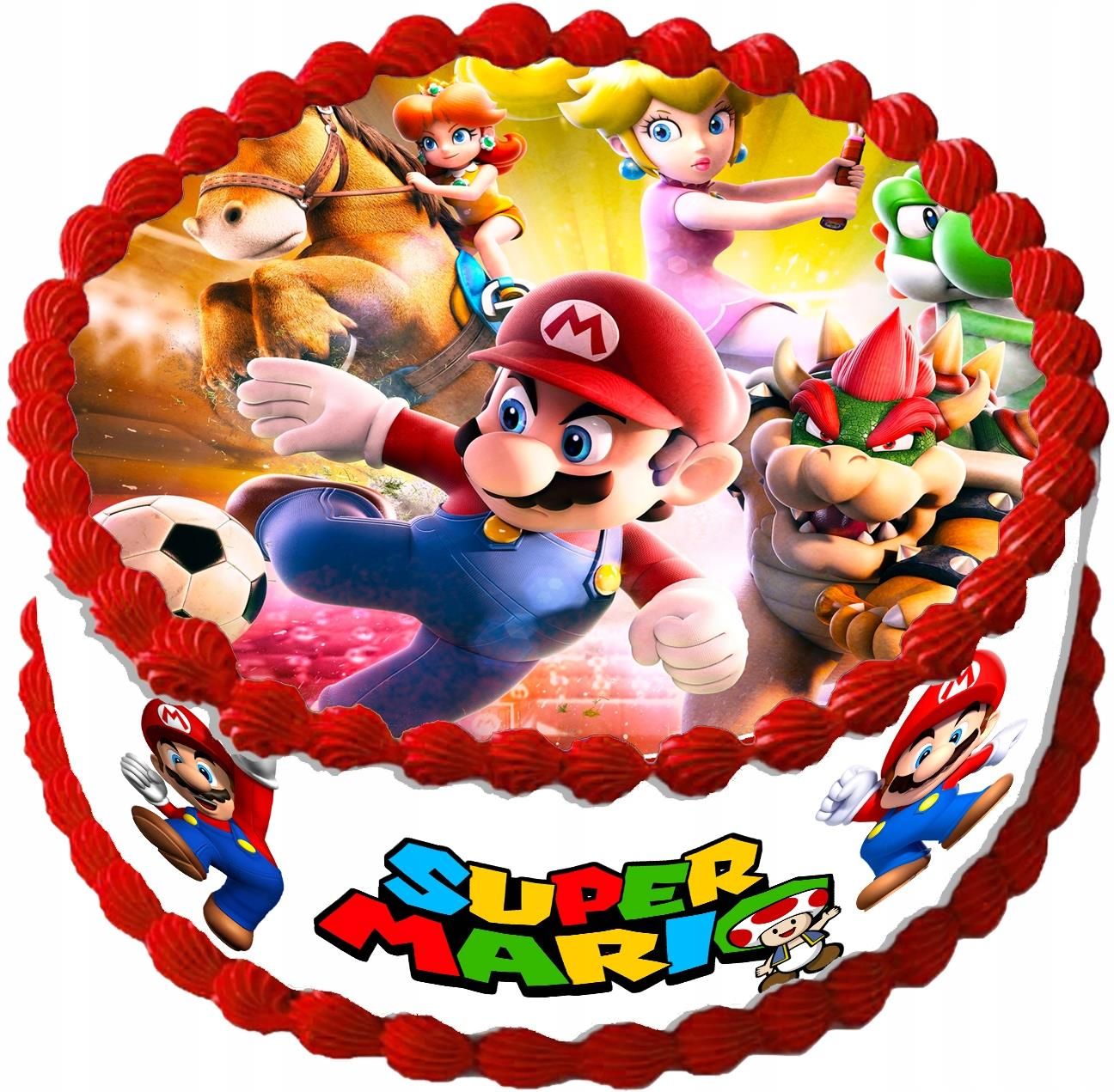 Zestaw Opłatek 16CM + Postacie - Super Mario Bros 11098173114 - Ceny i ...