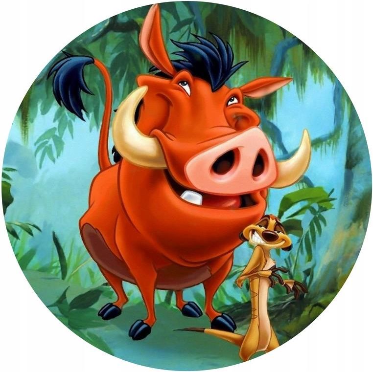 Król Lew Timon i Pumba opłatek na tort 9814423631 - Ceny i opinie ...