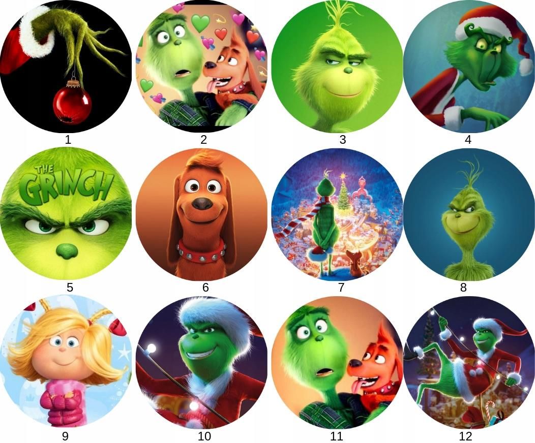 Opłatek na tort The Grinch bombka 20 cm +nap 9942541474 - Ceny i opinie ...