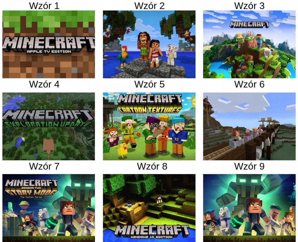 Minecraft Opłatek A4 9814778983 - Ceny i opinie - Ceneo.pl