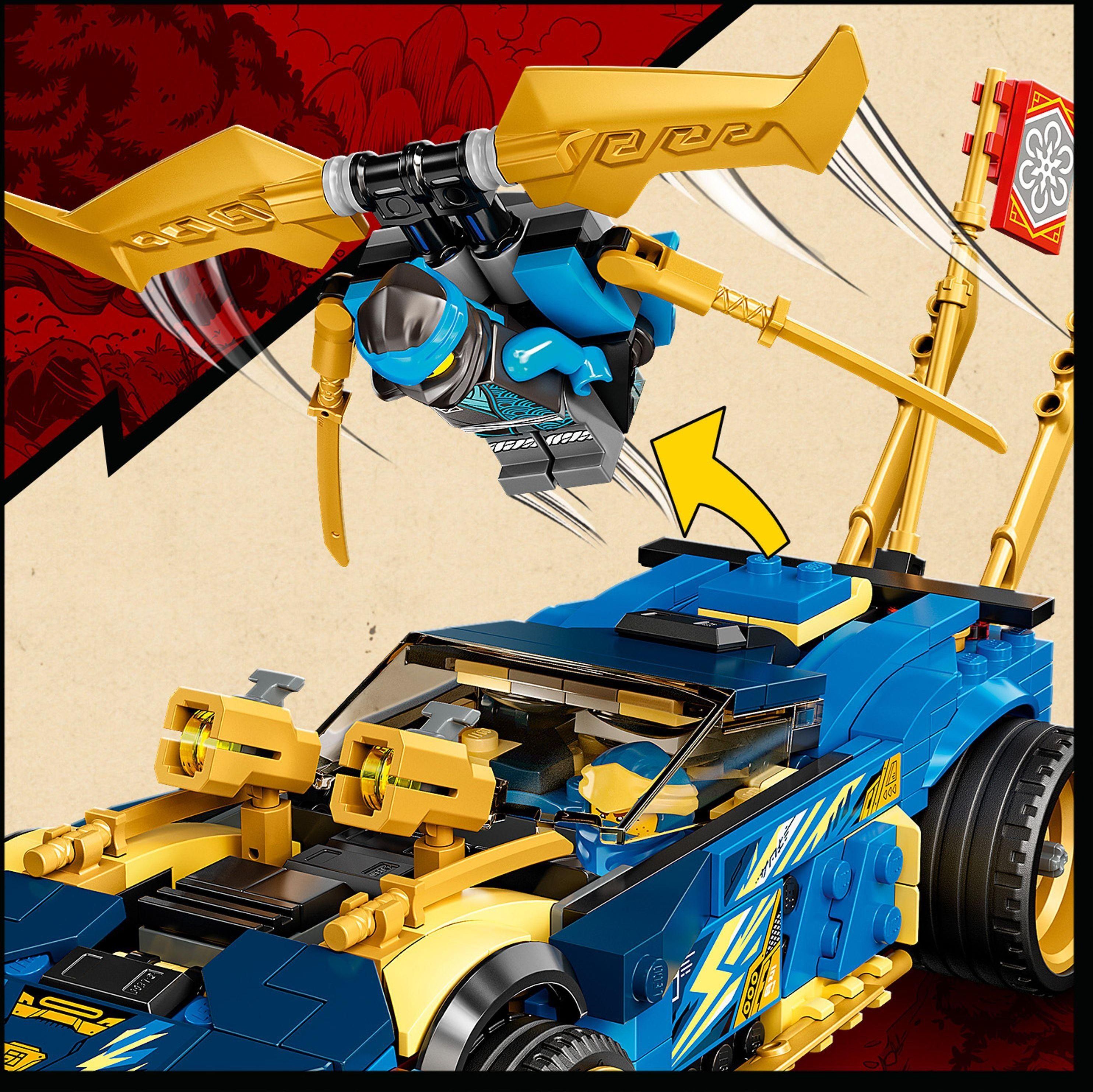 LEGO Ninjago 71776 Wyścigówka EVO Jaya i Nyi - ceny i opinie - Ceneo.pl